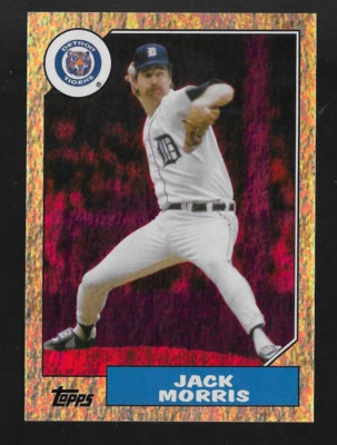 2022 TOPPS ARCHIVES RED hot FOIL PARALLEL JACK MORRIS DETROIT TIGERS ...