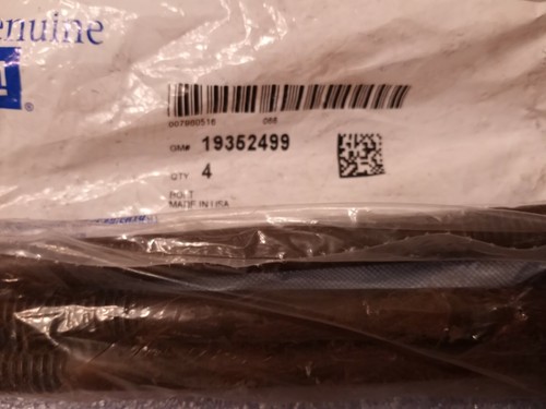 GM OEM Engine Cylinder Head Bolts 19352499 New in package (4 pieces | eBay