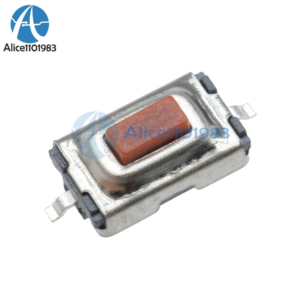 50PCS 3x6x2.5mm Tactile Push Button Switch Tact Micro Switch 2 Pin SMD ...