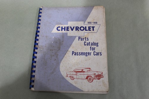 1955-1958 Chevrolet Parts Catalog for Passenger Cars | eBay