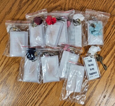 Set Of 10 Small Business Thank You Gift Keychains Homemade | eBay