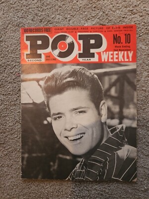 Pop Weekly Magazine November 2nd 1964, Cliff Richard Elvis Presley ...