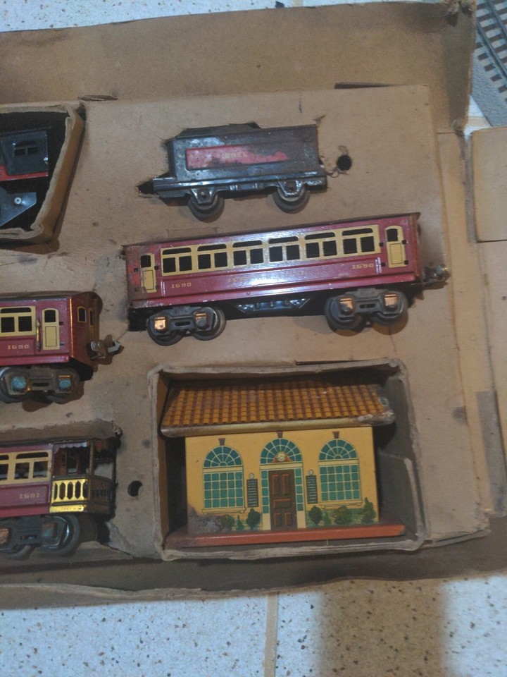 Lionel Jr Prewar 1056E Passenger Car Set in 1/2 Box 0 Scale | eBay