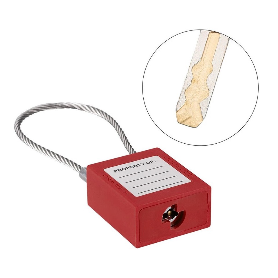 Cadenas à câble compact sécurité extérieure construction en alliage ...