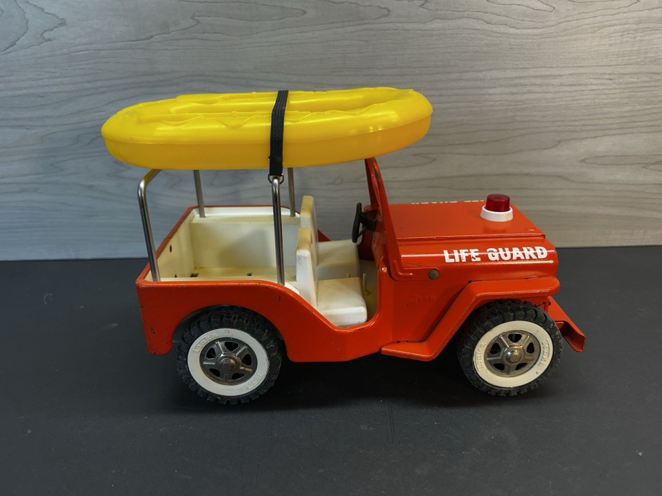 1969 Orange Tonka Lifeguard Jeep No.2306 (J438) | eBay