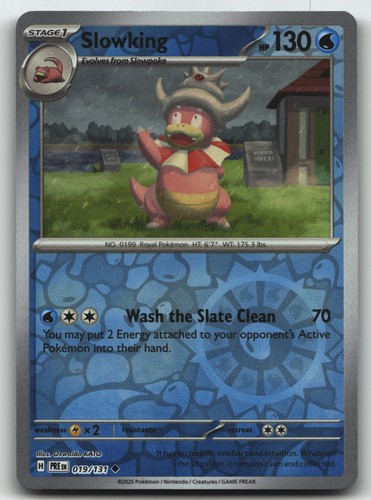 Slowking foil Uncommon SV: Prismatic Evolutions 019/131 NM | eBay