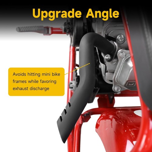 HIAORS 212cc Exhaust Pipe Jet Kit Compatible with Predator A-Black, A ...