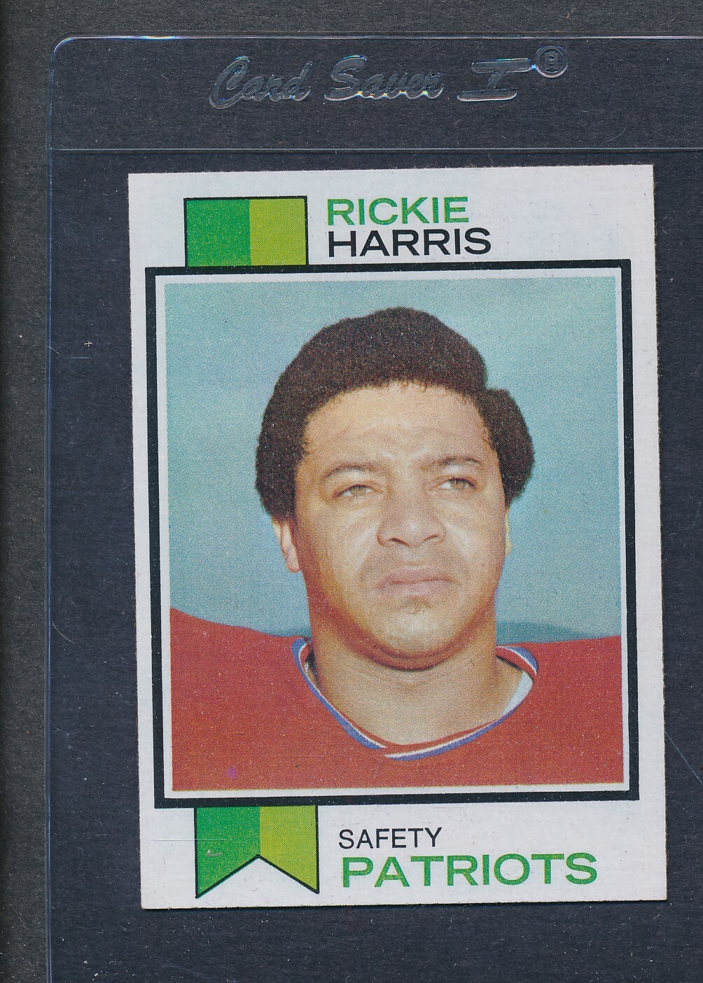 1973 Topps #496 Rickie Harris Patriots NM *2335 | eBay