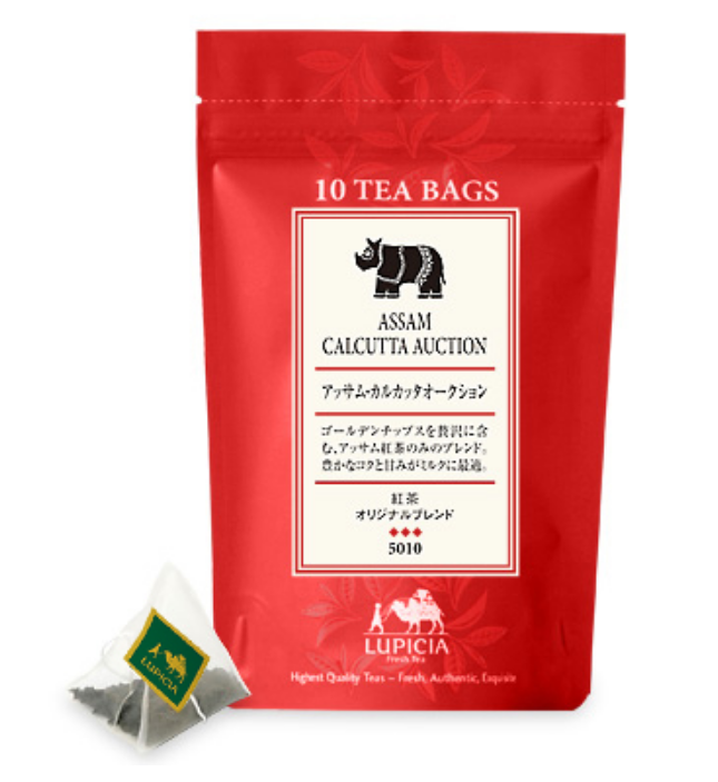 LUPICIA TBP5010 ASSAM CALCUTTA AUCTION Pack of 10 tea bags Tea Leaf NEW ...