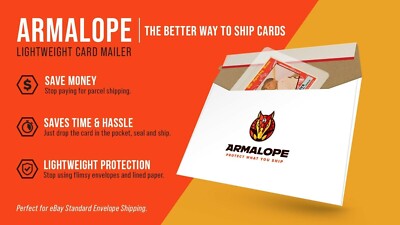 50X Armalope Shipping Envelopes for Standard Ebay ship Cards Armalopes ...