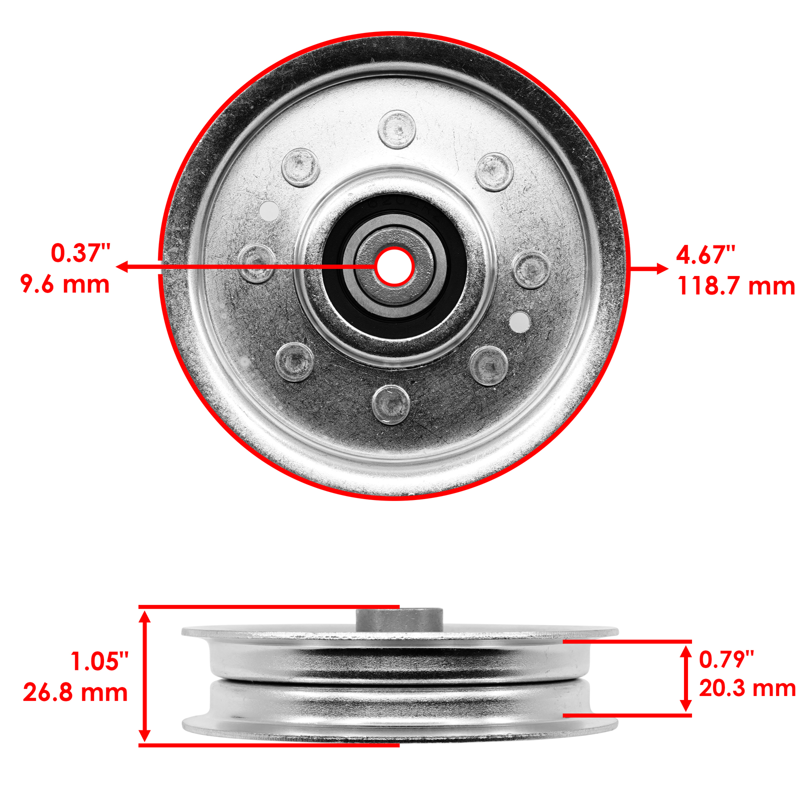Deck Tension Arm & Idler Pulley w/ Belt For John Deere X300 X310 X320 ...