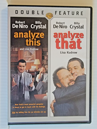 Analyze This / Analyze That DVD (Double Feature) Deniro Crystal Kudrow ...