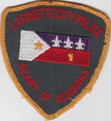 LAFAYETTE CITY LOUISIANA POLICE PATCH | eBay