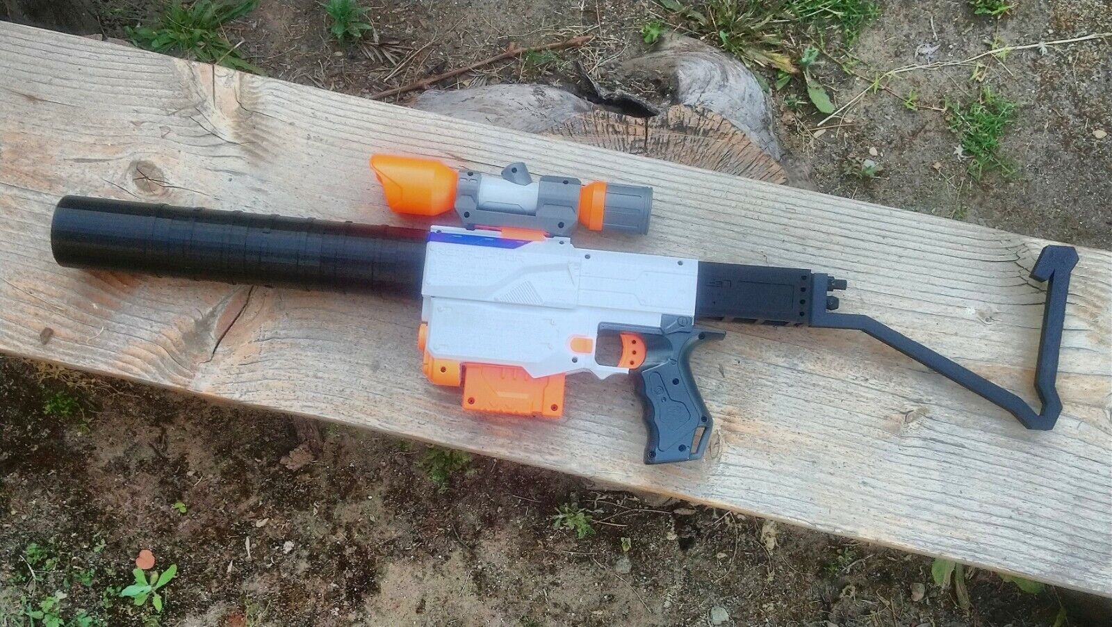 Blasters3D Semi-Auto Sniper Kit (PE+) Black (Fortnite Inspired) for ...