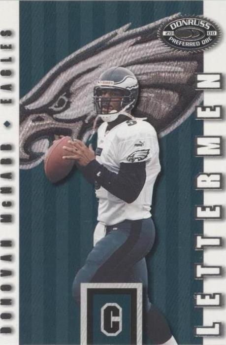 2000 Donruss Preferred QBC - Lettermen Donovan McNabb #LM86 /750 for ...