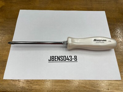 Snap-on Tools NEW PEARL WHITE #3 Phillips Hard Handle Screwdriver ...