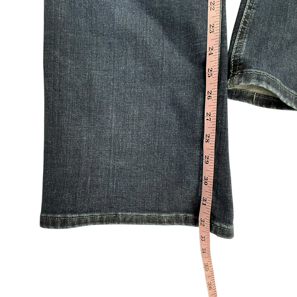 Silver Elyse Slim Boot Cut Jeans Women 20W Blue Factory Distressed ...