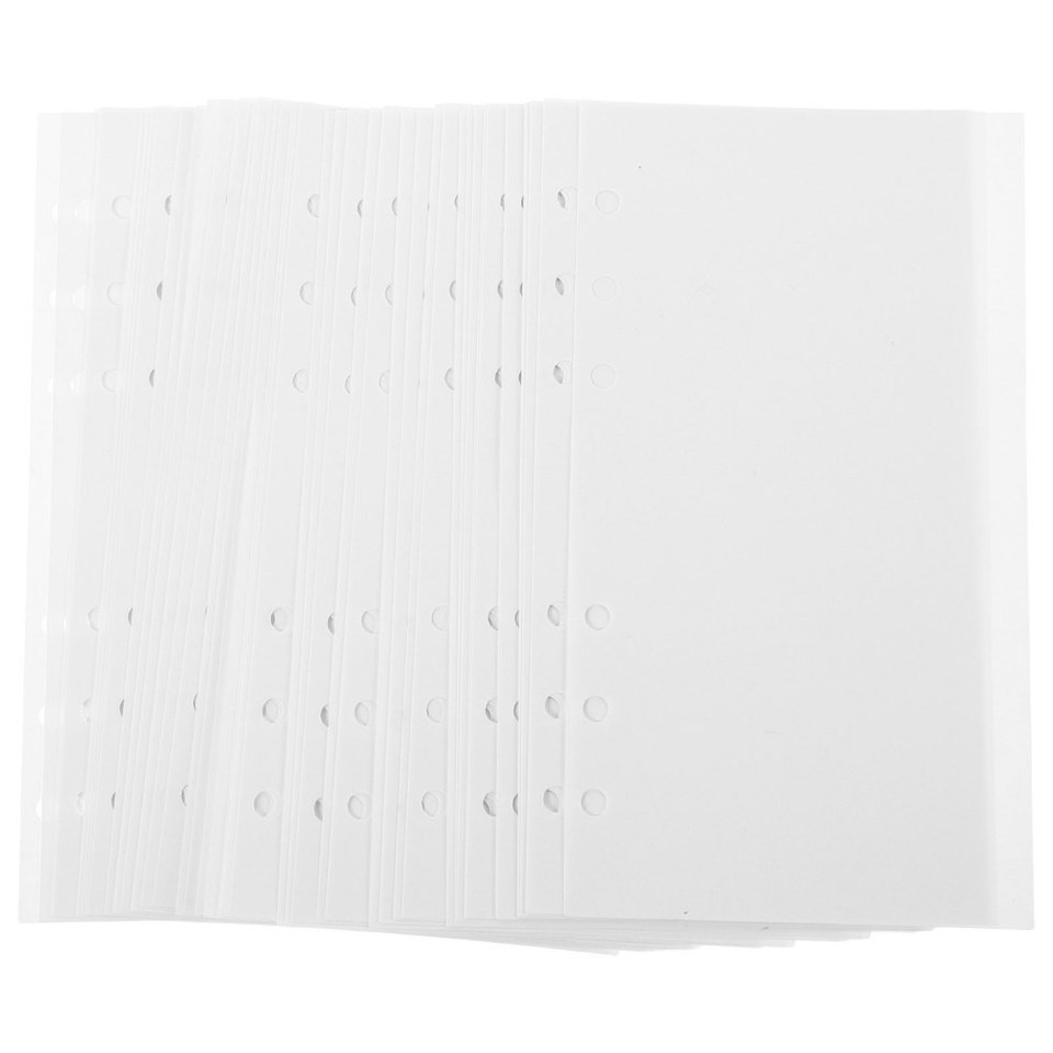 100pcs A6 Detachable Binder Double Sided Release Paper Reusable Sticker ...