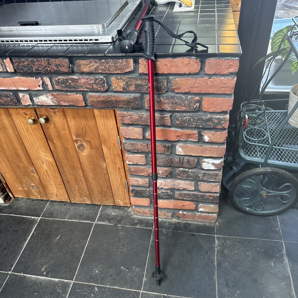 Outdoor Products Adjustable Hiking Stick Collapsible Walking ...