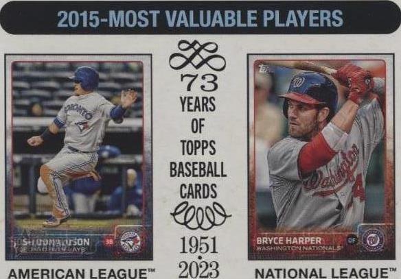 2024 Topps Heritage - MVP Bryce Harper, Josh Donaldson #208 White ...