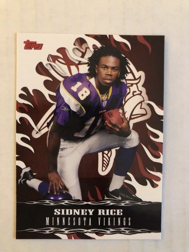 2007 Topps WalMart Exclusive Sidney Rice Red Hot Rookies Card #15 | eBay