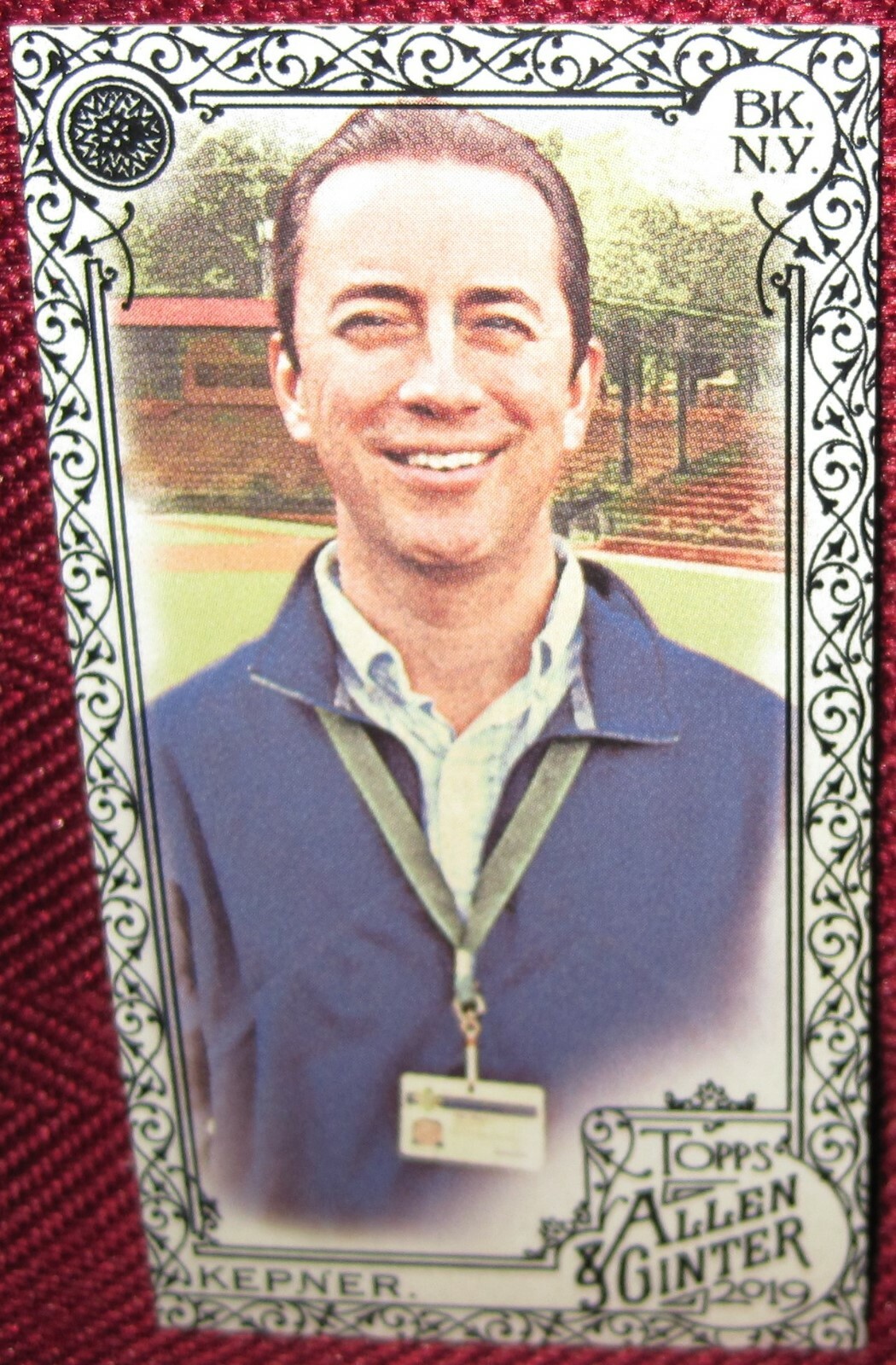 2019 TOPPS ALLEN & GINTER MINI BLACK BORDER #172 TYLER KEPNER BASEBALL ...