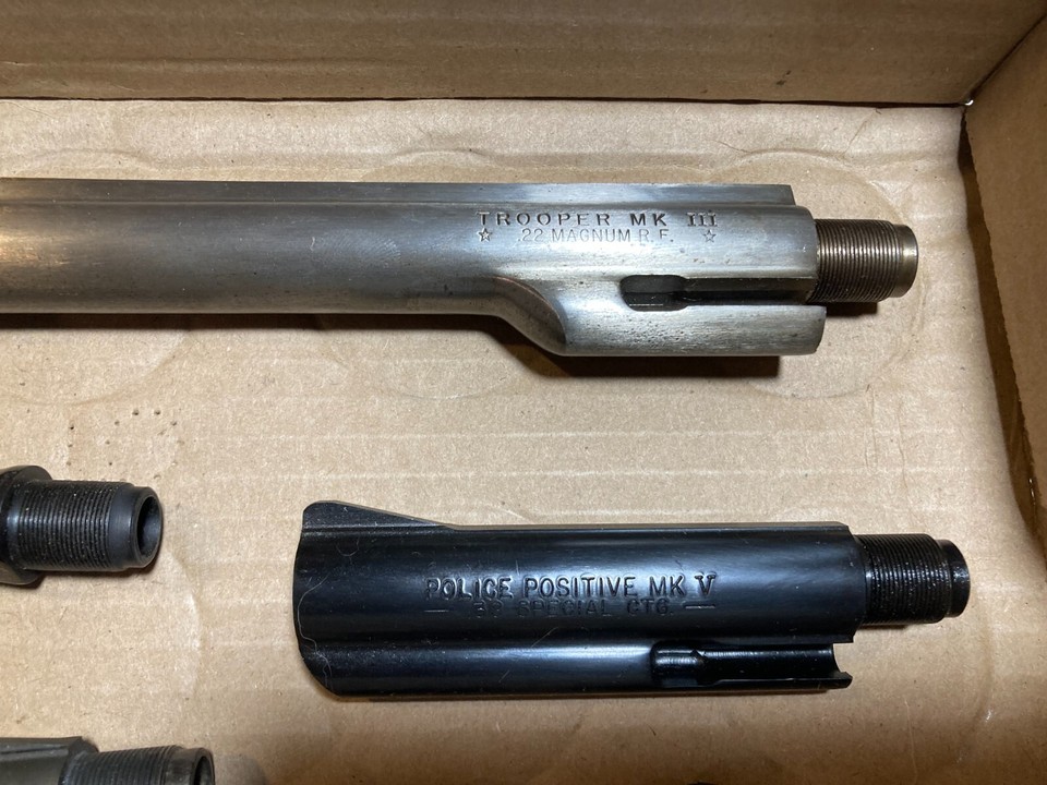 Gunsmith Lot Colt Revolver Parts Barrel Hammer Ejector Trooper ...