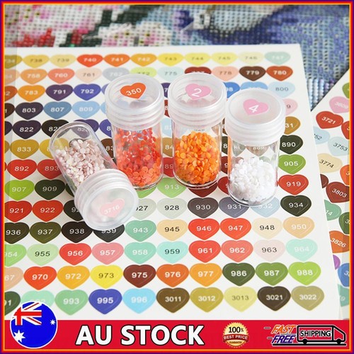 8pcs Color DMC Number Stickers 26 Letters 1-100 DMC for Adult Kid ...