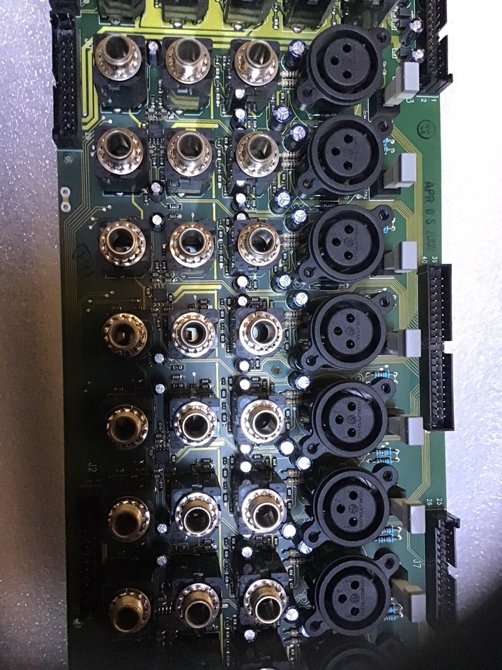 Mackie D8B Digital Mixer ANALOG I/O JACKFIELD BOARD. | eBay