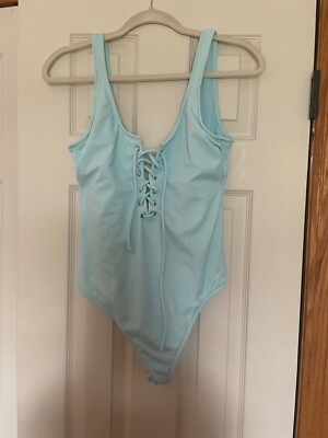 NWT California Waves Cru Swimsuit Sz XL Baby Blue Bathing Suit | eBay