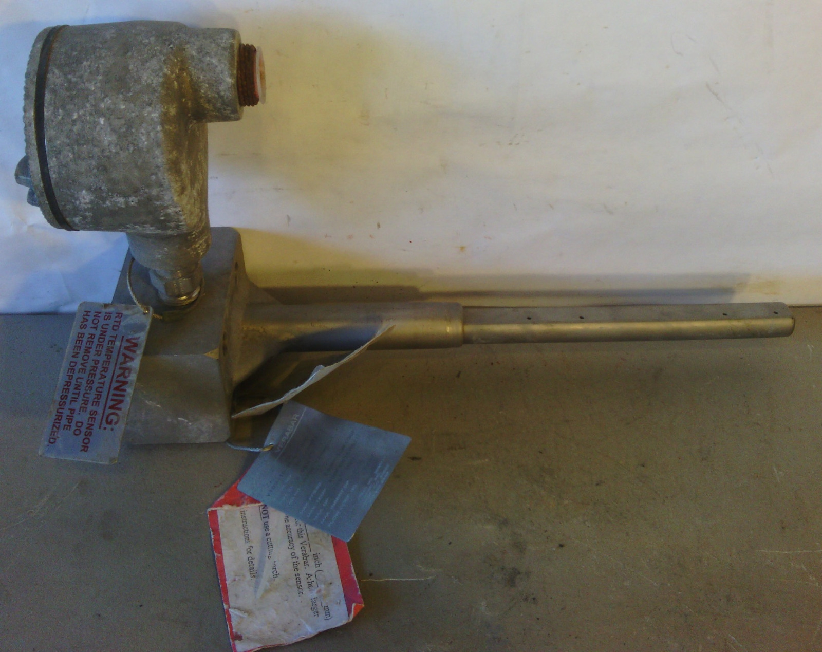 Veris Verabar V100-10-H-G-F3HC 10" Annubar/Flow Element for sale online ...