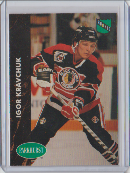 1991-92 Parkhurst Rookie Card #257 Igor Kravchuk Chicago Blackhawks | eBay