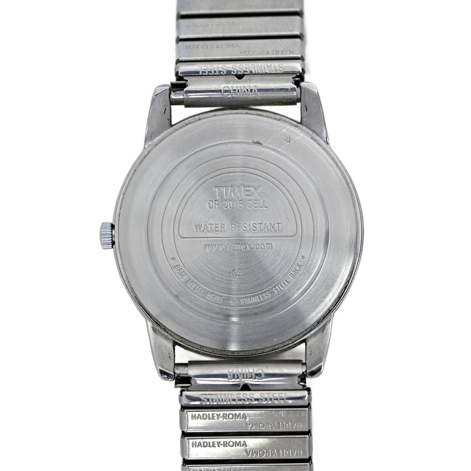 Timex Quartz Men's Easy Reader Wrist Watch Indiglo 35mm | eBay