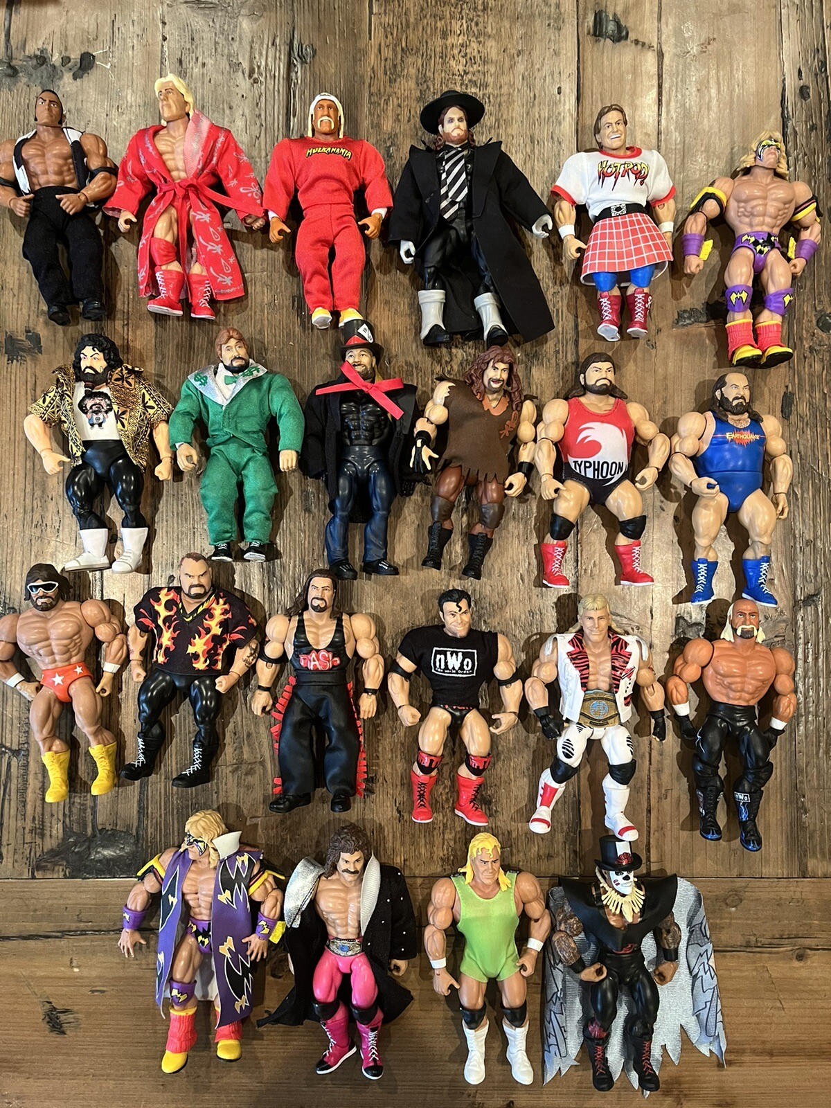 WWE Mattel Walmart Exclusive Wrestling Figure Lot WWF Wyatt Flair ...