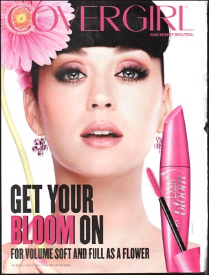 2015 Print ad Covergirl modern mascara Bloom singer Katy Perry 03/03/25 ...