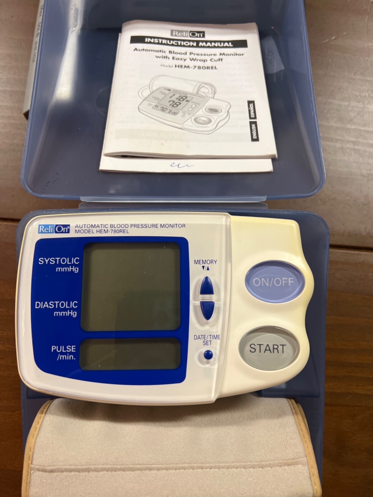 ReliOn Automatic Blood Pressure Monitor Hem-780rel by Omron Healthcare ...