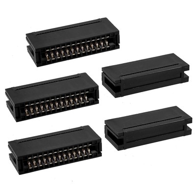 5pcs 26 broches femelle pour câble en nappe IDC Connecteur bord cart EC ...
