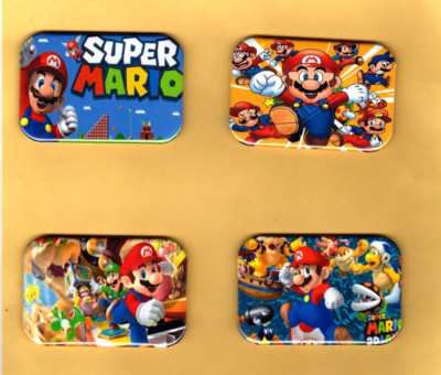 SUPER MARIO 4 REFRIGERATOR MAGNET 2" X 3" WITH ROUNDED CORNER | eBay