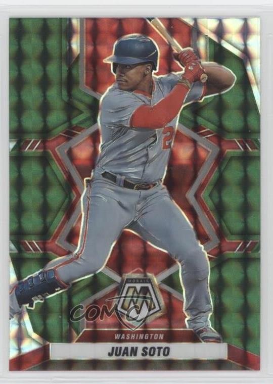 2022 Panini Mosaic Green Mosaic Prizm Juan Soto #127 | eBay