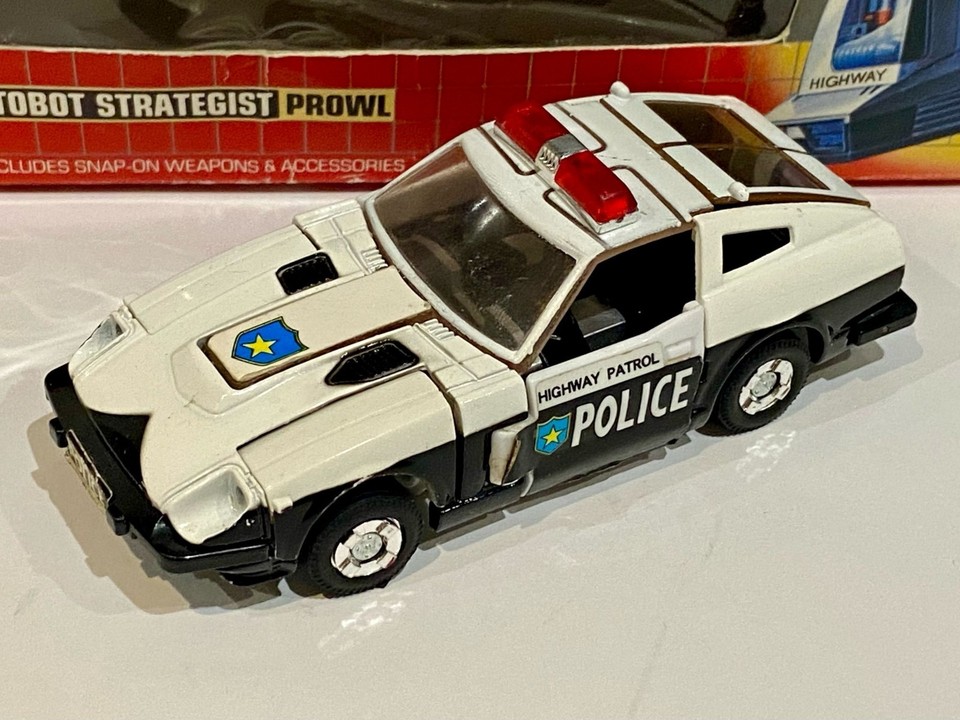 Vintage Hasbro Transformers G1 Autobot Car Prowl Complete w/Insts | eBay UK