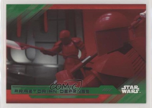 2017 Topps Star Wars: The Last Jedi Green Praetorian Guard Defense #93 ...