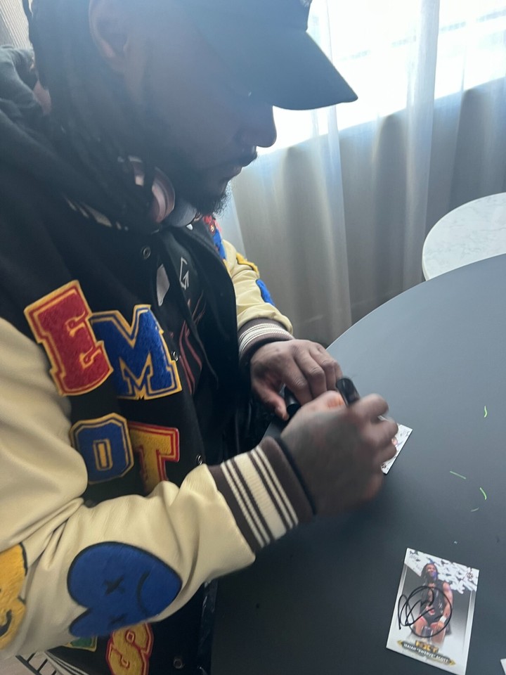 Swerve Strickland AEW 2023 Signed Upper Deck Card Wrestling Autograph ...