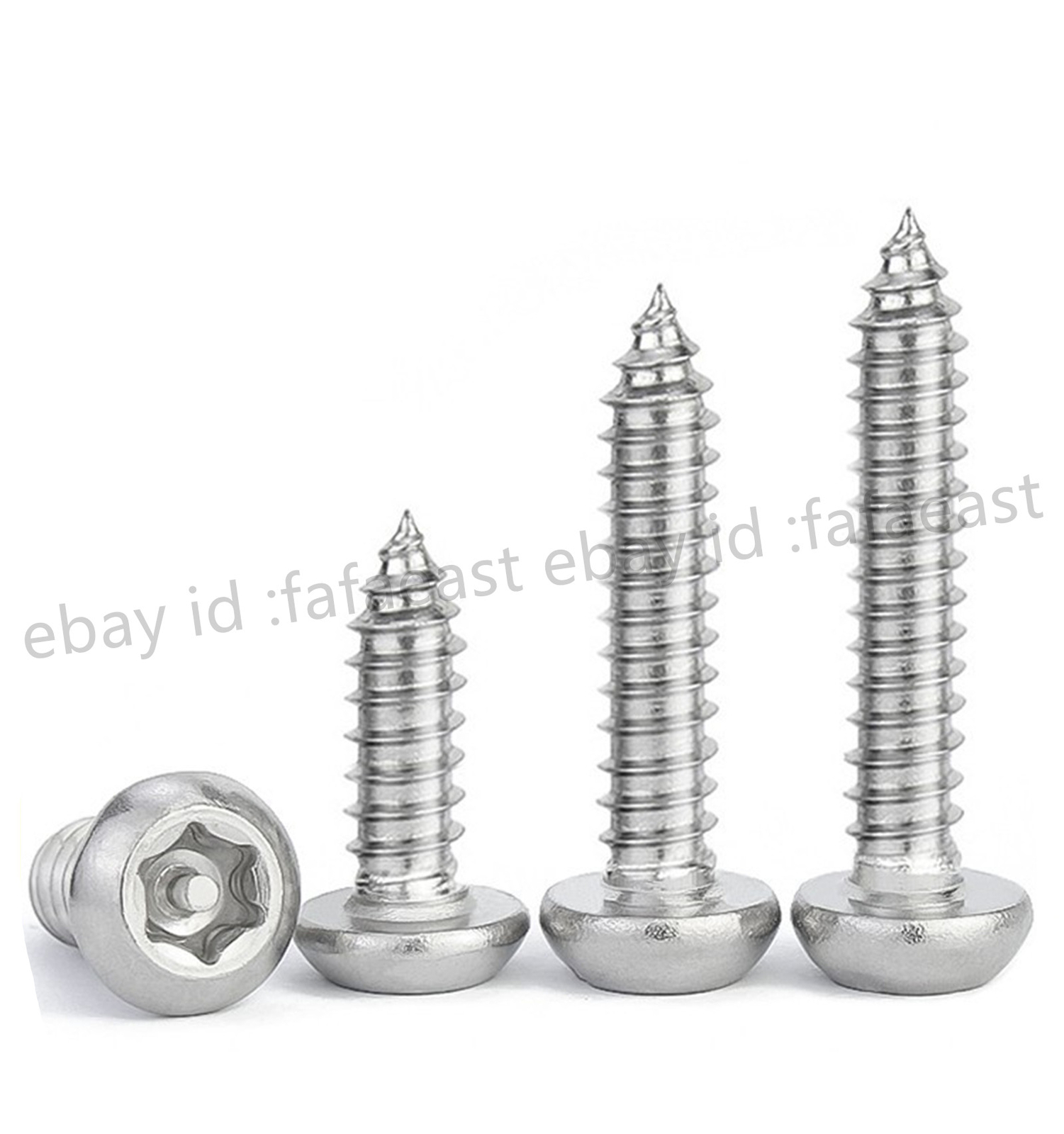 304 Stainless Pin Tamper Torx Security Button Head Screw Bolt M3/M4/M5 ...