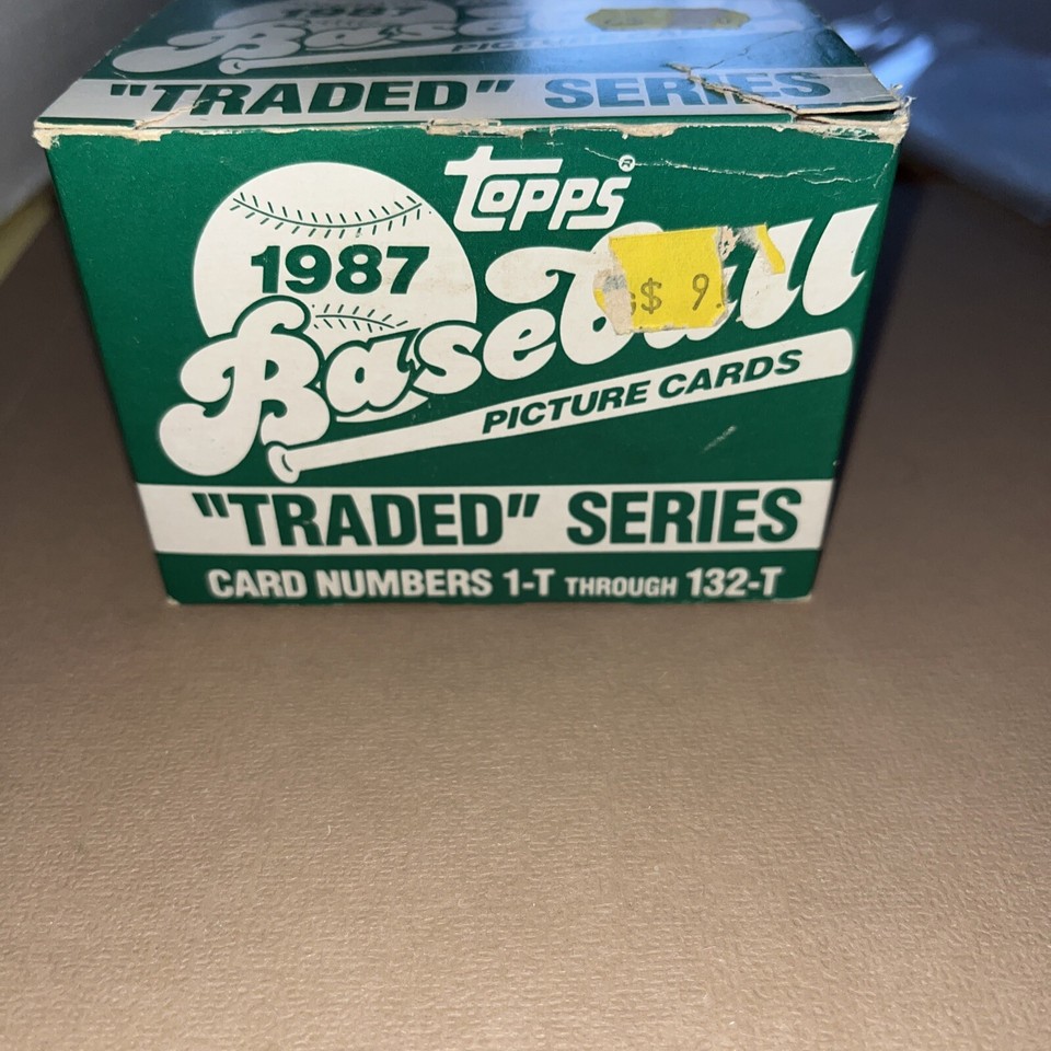 1987 Topps "Traded" Series Baseball Cards Complete Set 1T-132T Greg ...