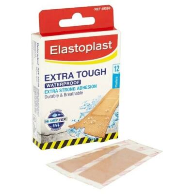 ELASTOPLAST Extra Tough Waterproof Plasters (12 pack). **from £5.49 ...