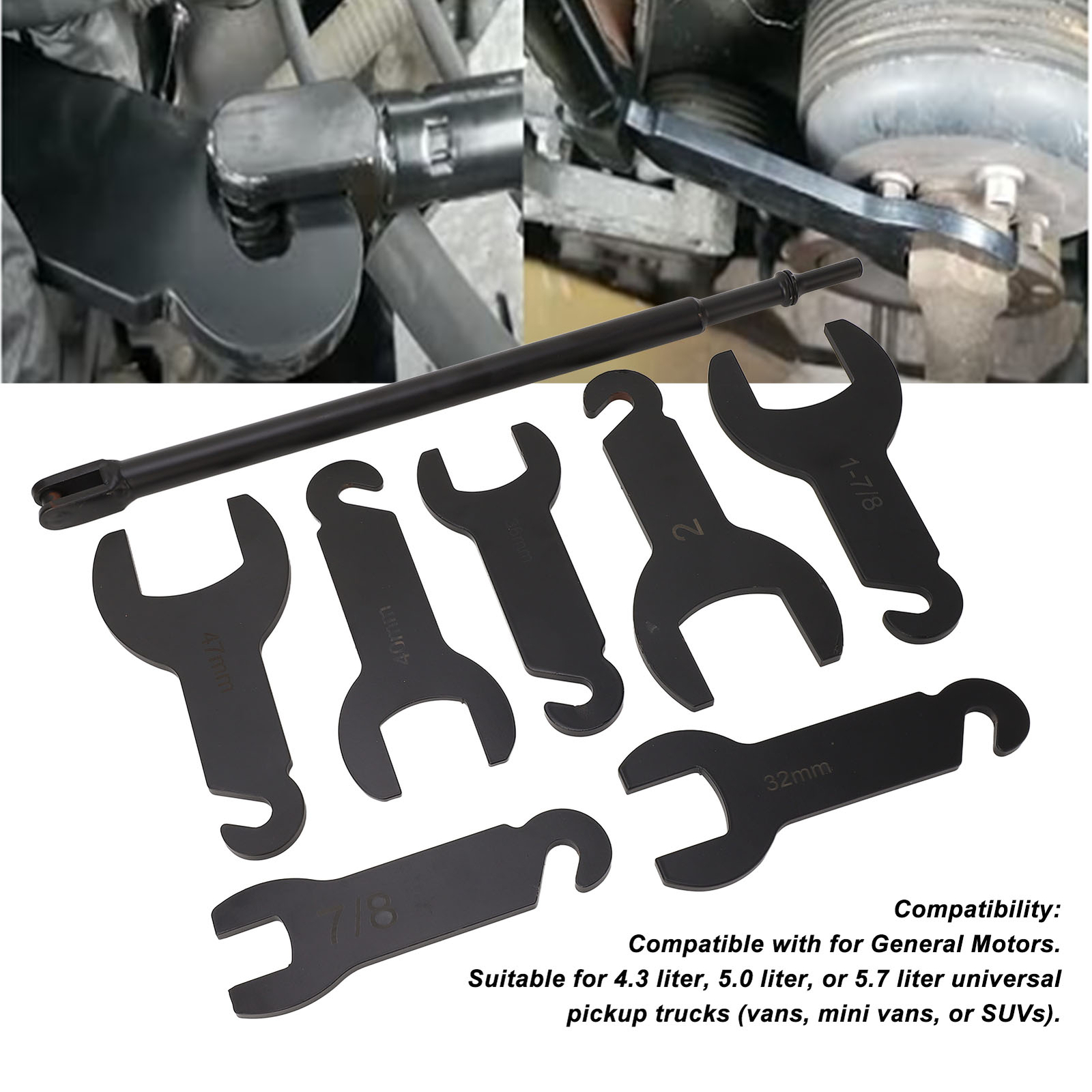 Pneumatic Fan Clutch Wrench Kit Steel Clutch Wrench Set For General ...