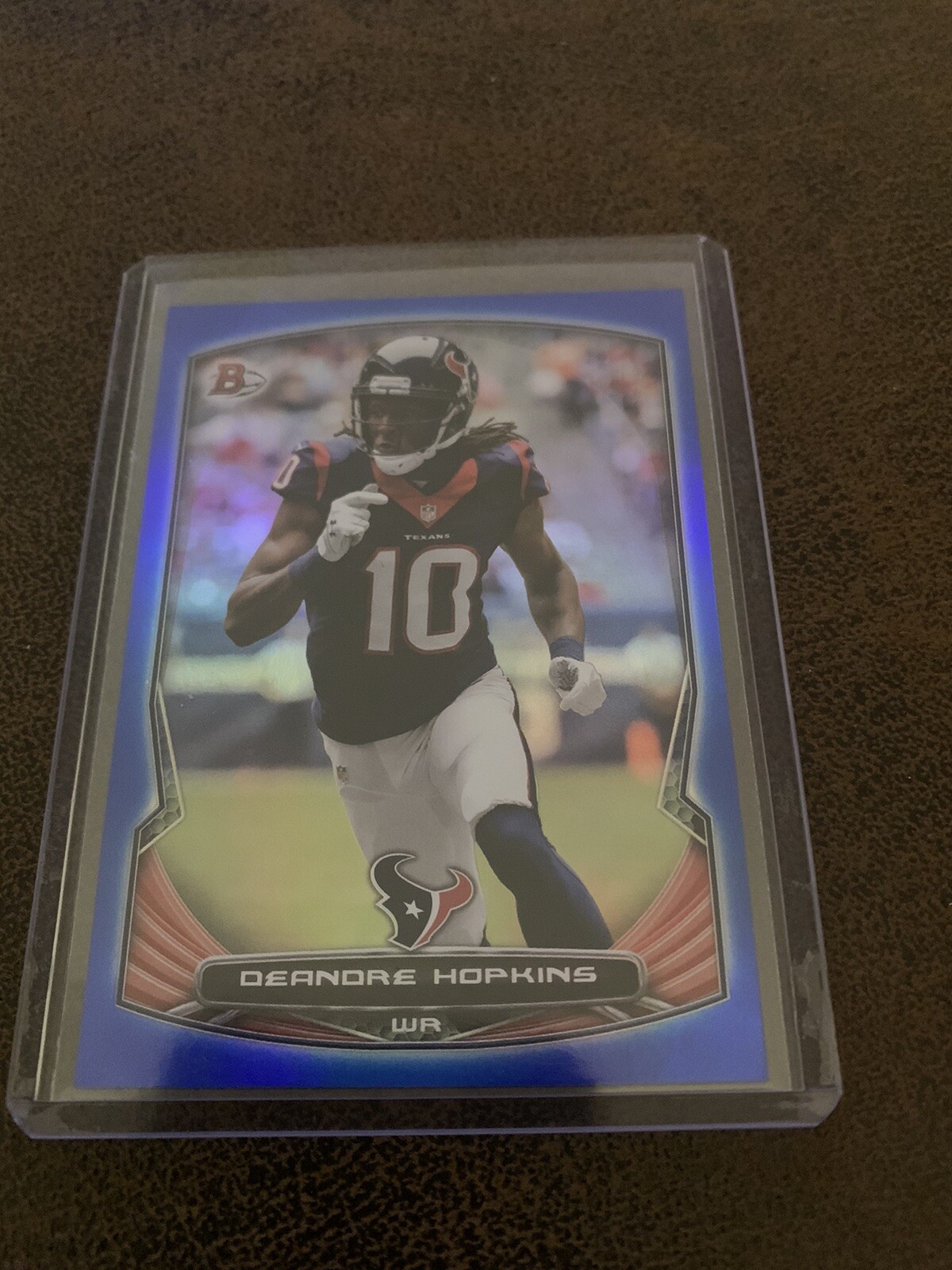 2014 Bowman blue foil DeAndre Hopkins numbered 07/99 | eBay