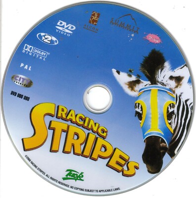 Racing Stripes DVD Zebra trkacica Best Film Movie Srpski MAKEDONSKI ...