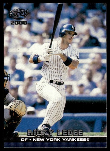 1999 Pacific Crown Collection Platinum Blue Ricky Ledee New York ...
