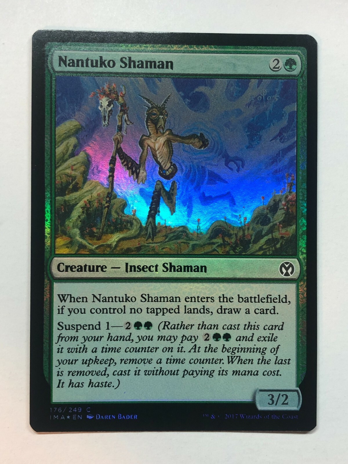 MTG Iconic Masters Nantuko Shaman 176 Foil NM/M | eBay
